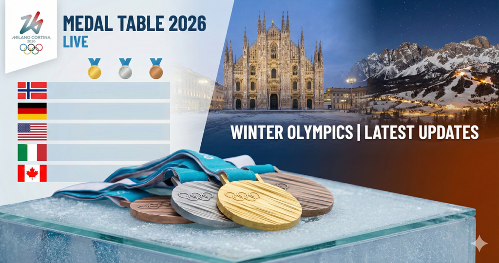 Milano Cortina 2026 Medals List – Gold, Silver & Bronze Medal Updates ...